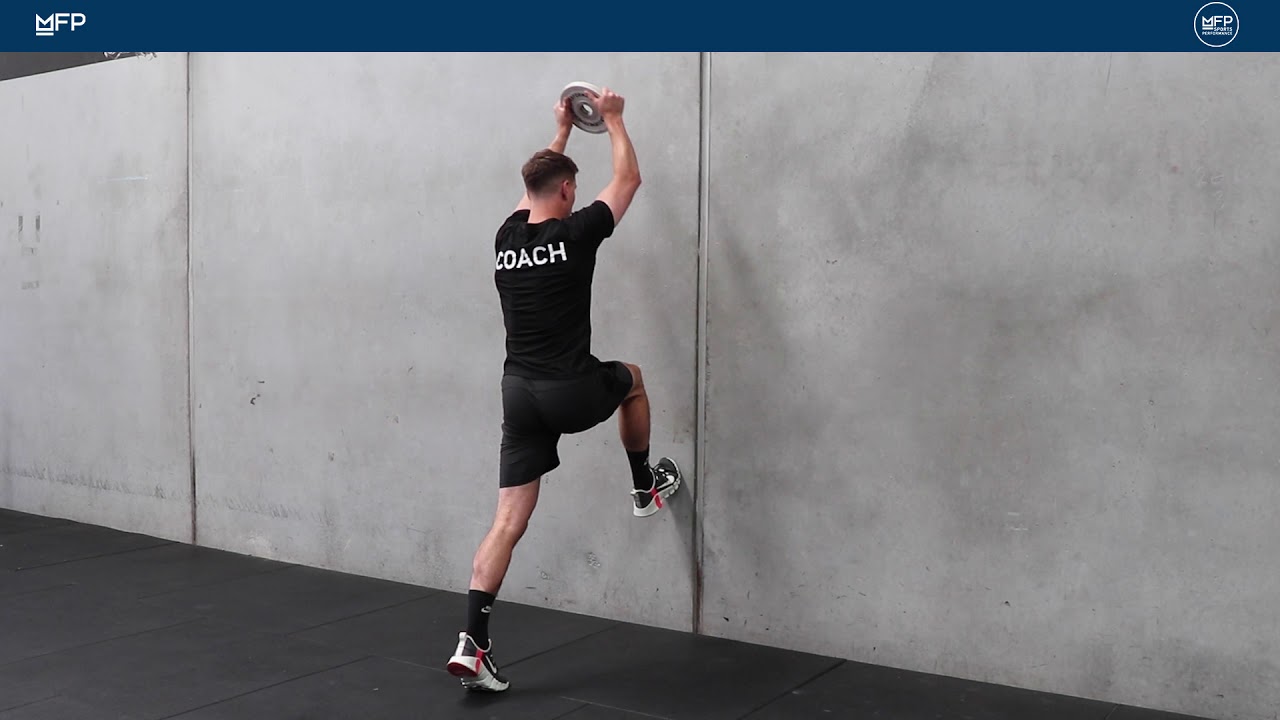 Single Leg Plate Snatch To Hip Lock - YouTube