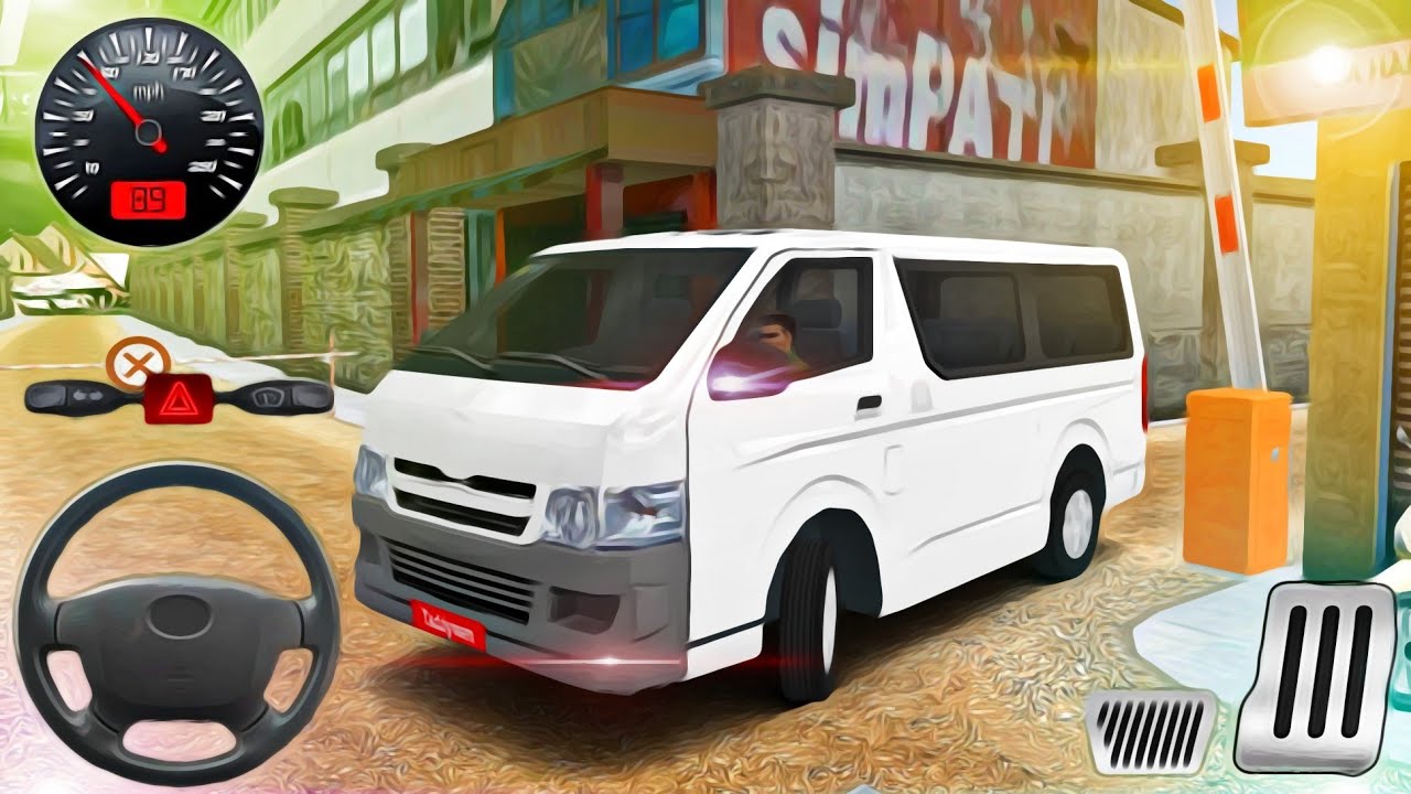 Toyota Hiace City Bus Driving😎 - Minibus Simulator Vietnam - Bus Game ...