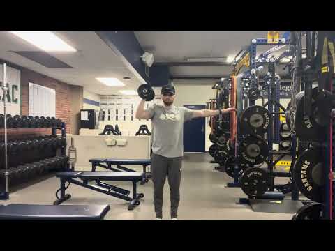 Standing SA DB Overhead Press - YouTube