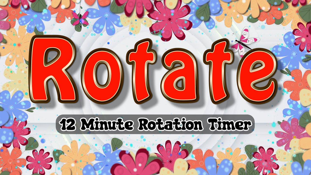 12 Minute Rotation Timer - YouTube
