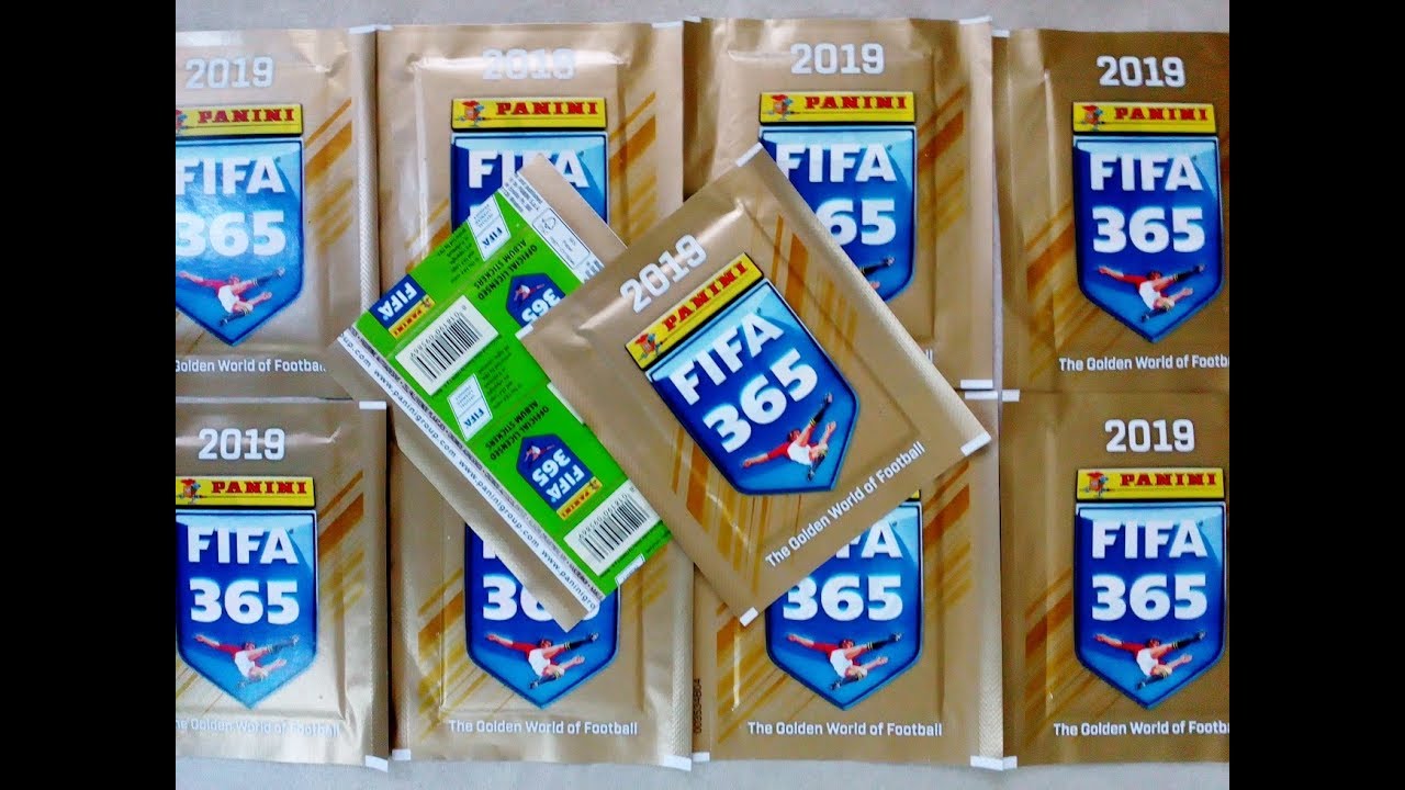 2019 FIFA 365 Stickers 10 Packs Break - YouTube