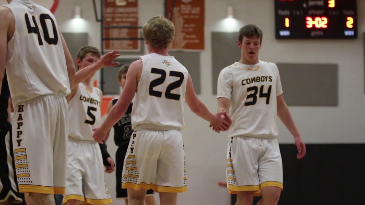 Happy Cowboys Basketball - Area Highlights - YouTube