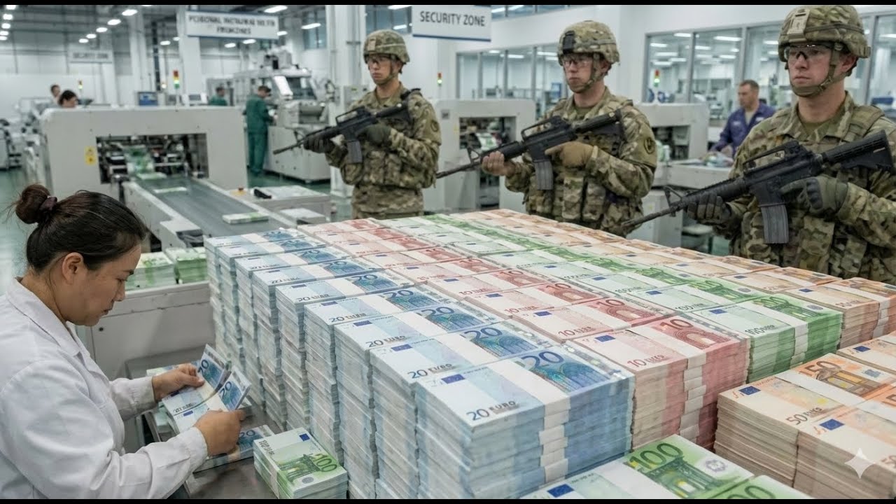 Inside Europe’s Money Factory | How Euro Banknotes Are Printed and ...