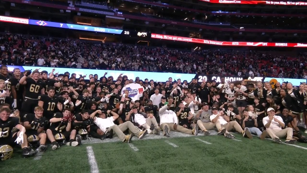 Calhoun uses early lead to claim fifth state championship in 20-7 win ...