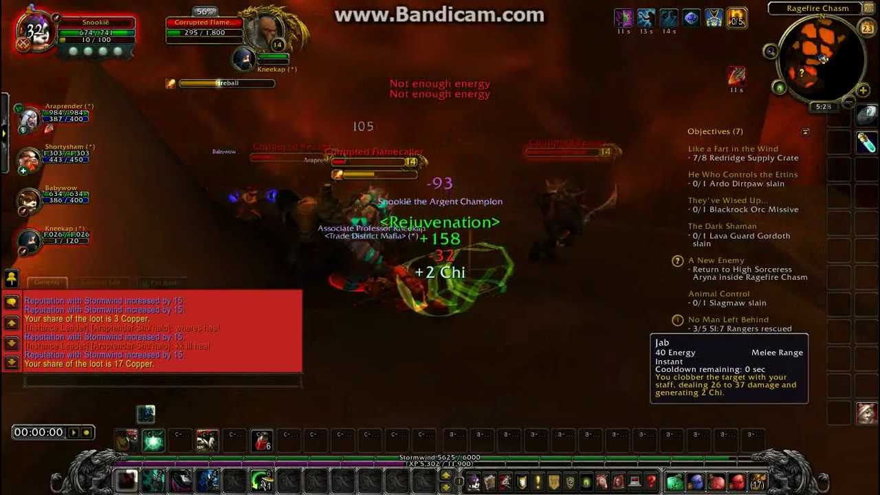 Let's Play WoW: MoP Dungeons Part 2 - Ragefire Chasm - YouTube