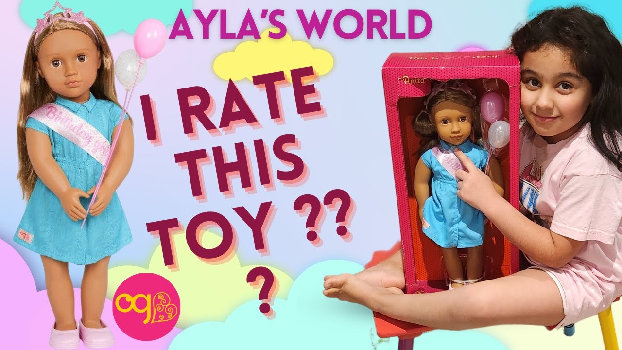 Our Generation Doll Birthday Girl Anita - Ayla Review - YouTube