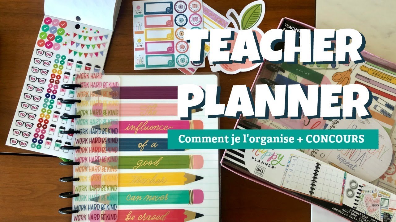 Mon Teacher Planner 2019 - YouTube