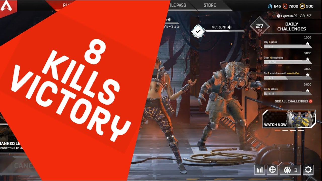 Apex Legend 8 Kills Victory Octane Gameplay - YouTube