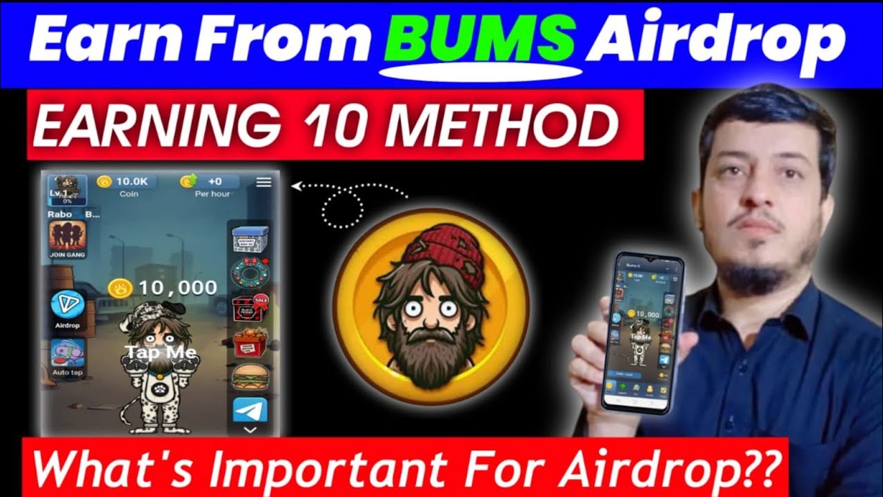 What's Important in BUMS Airdrop || BUMS Airdrop Earning 10 methods ...