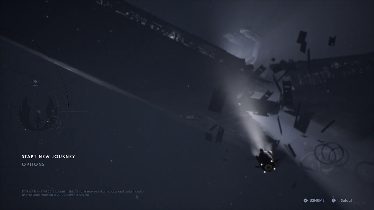 Star Wars Jedi: Fallen Order Title Screen (PC, PS4, Xbox One) - YouTube