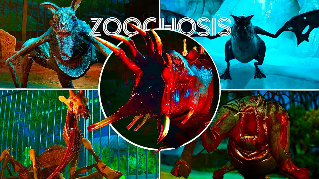 ZOOCHOSIS - Release Date Trailer + All Animals Jumpscares | ZOOCHOSIS ...