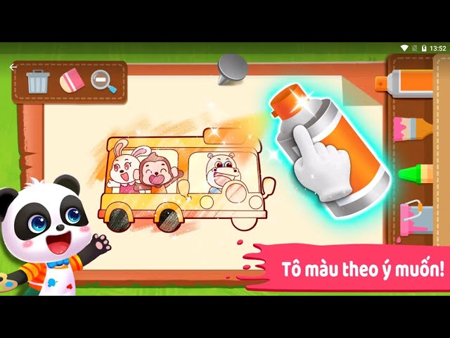 Game Baby Bus Tô Màu: Bé Khám Phá Sự Sáng Tạo Với Bảng Màu Đa Dạng ...