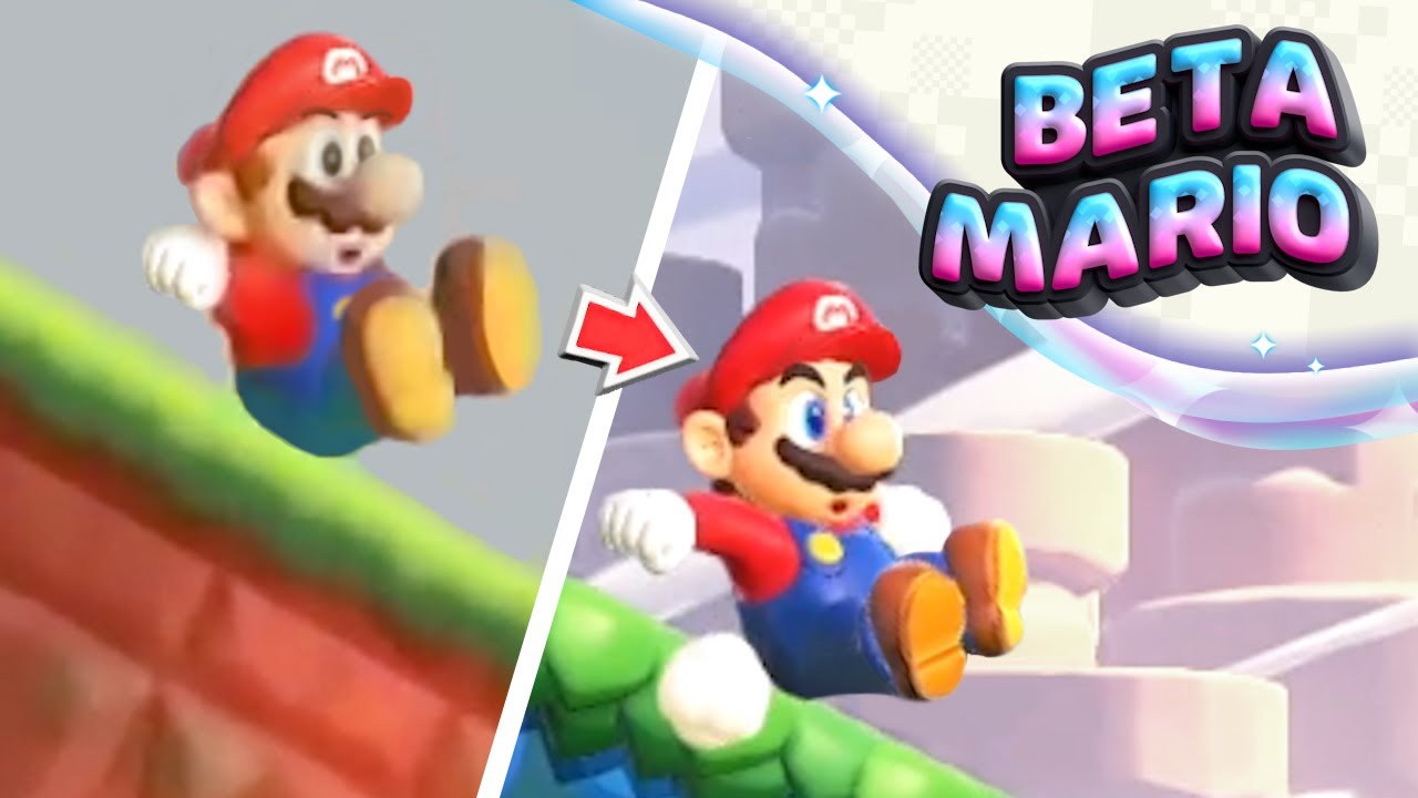 We Restored Mario Wonder's Beta Mario Model - YouTube