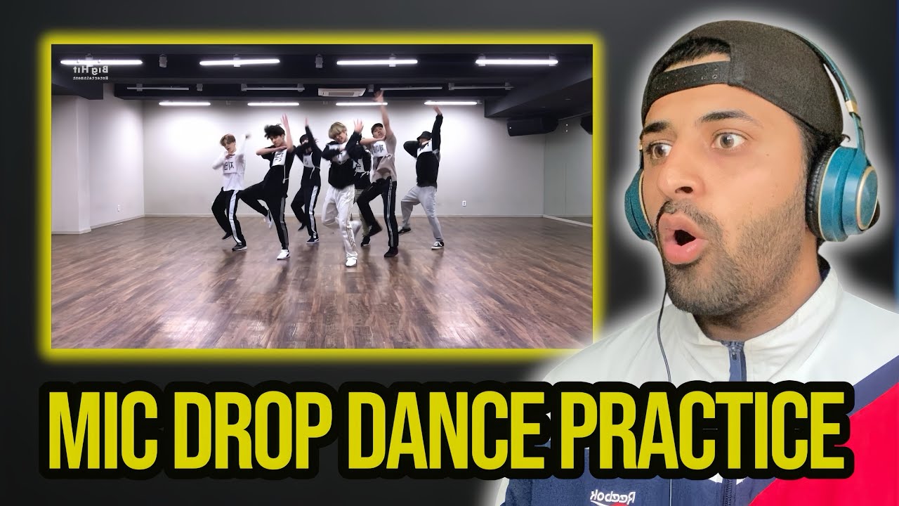 K-POP NEWBIE WATCH BTS MIC DROP DANCE PRACTICE! - YouTube