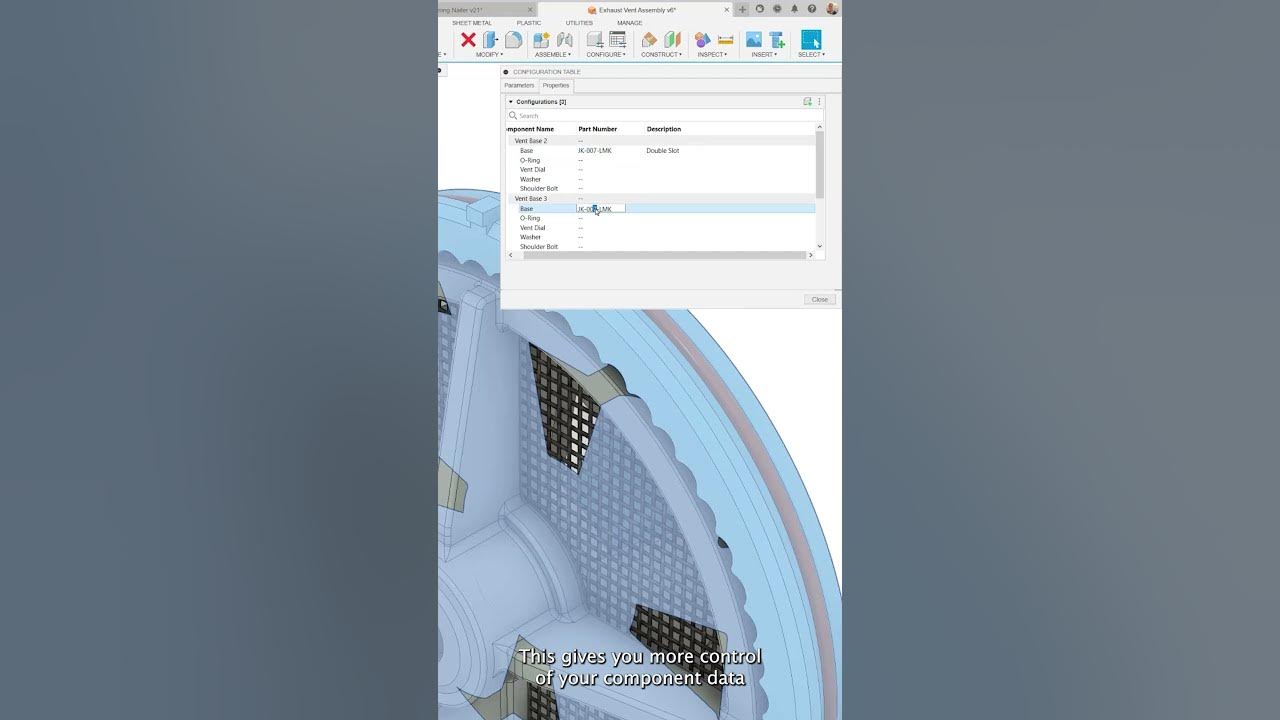 You Can Now Configure Properties in Autodesk Fusion!!! - YouTube
