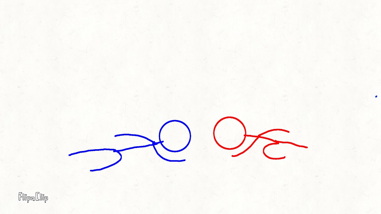 Stickman Fight Battle Part 1 red vs blue - YouTube