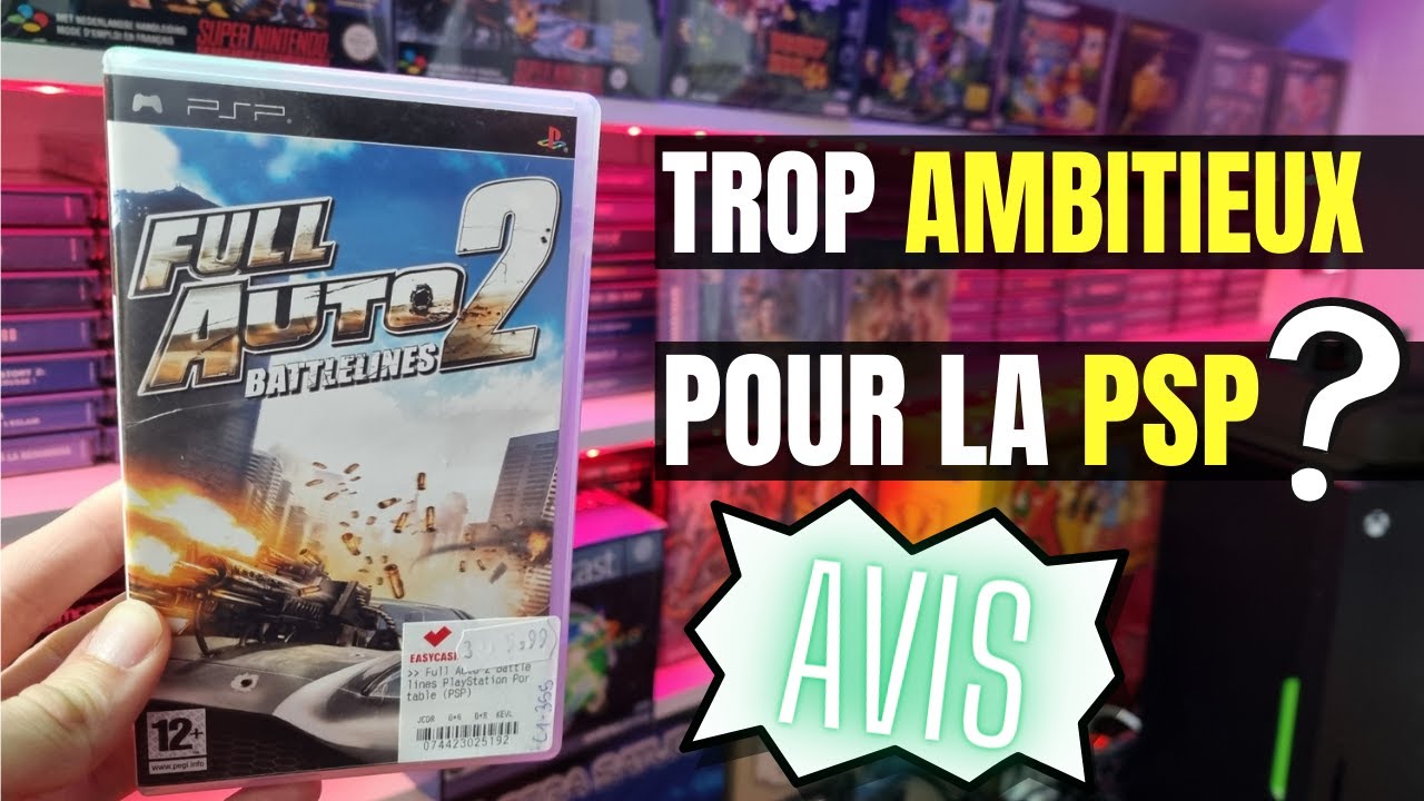 FULL AUTO 2 BATTLELINES: Un jeu (trop ?) furieux sur PSP - YouTube