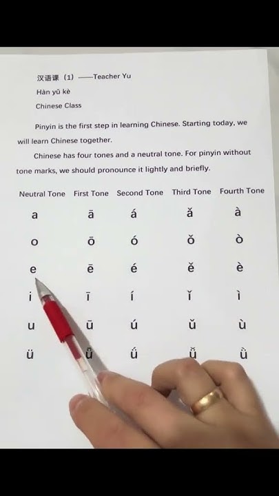 Chinese language. Lesson 1 #chineselanguage #chinese - YouTube