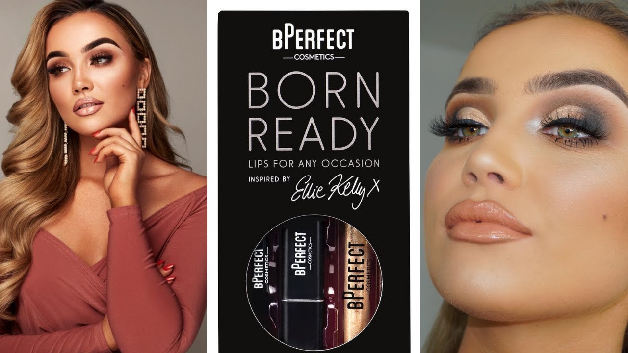 ELLIE KELLY LIP KITS?! - Makeup tutorial & Bperfect collaboration - YouTube