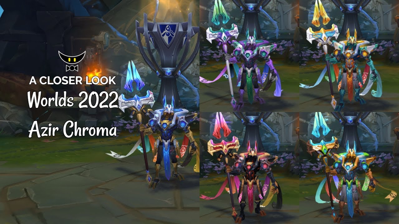 Worlds 2022 Azir Chromas - YouTube