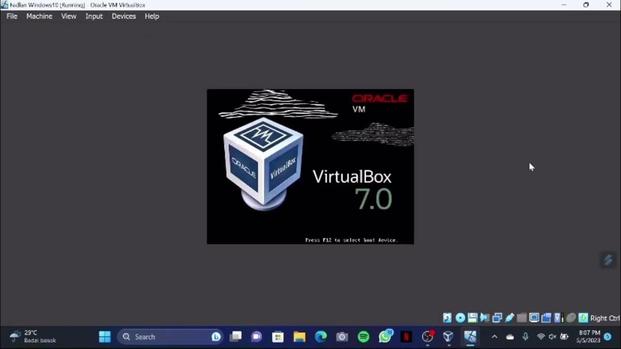 Tutorial install Windows dari virtualbox. - YouTube