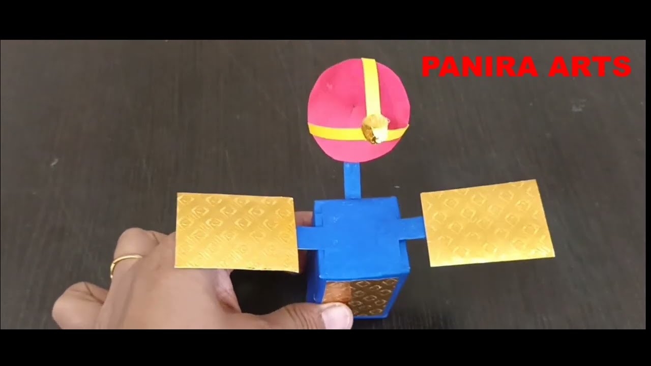 How to make satellite using matchbox || matchbox craft || simple craft ...