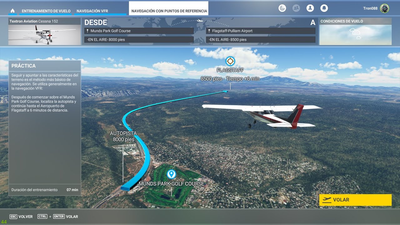 MFS 2020 - Entrenamiento de vuelo - Navegación VFR - 18. Navegación por ...