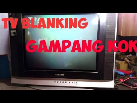 SERVIS TV SAMSUNG SLIM GAMBAR BLANKING - YouTube