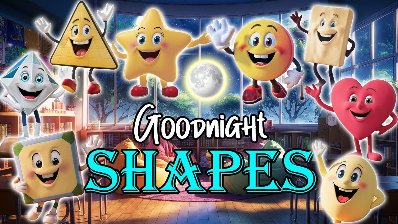 Goodnight Shapes🌙Perfect Calming Bedtime Stories for Babies and ...