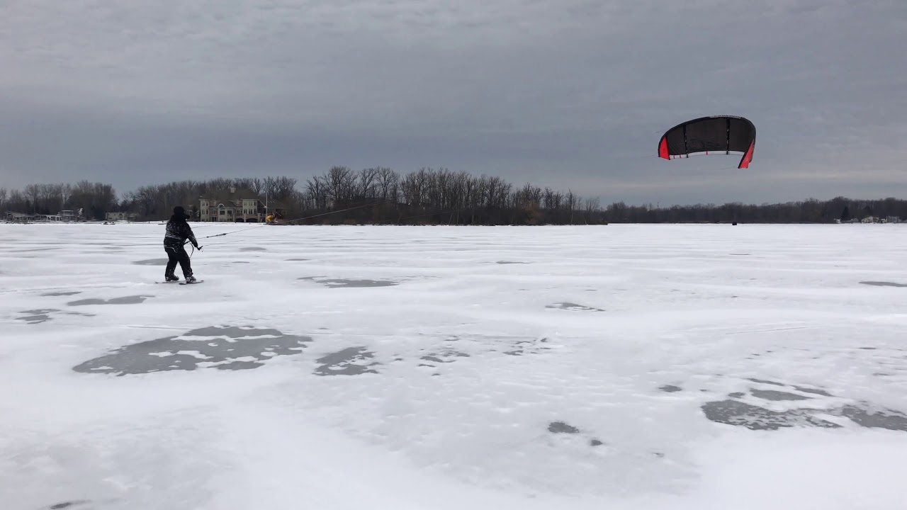 Jason kite skiing - YouTube