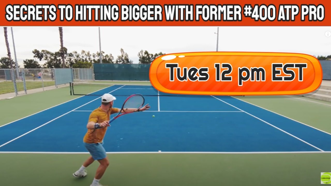 (Live Tues 12 pm EST) Secrets to Hitting Bigger with Former #400 ATP ...