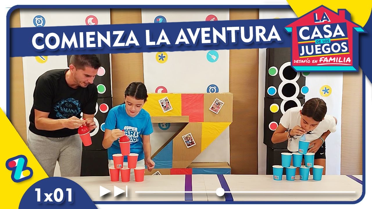 JUEGOS en FAMILIA | LA CASA DE LOS JUEGOS: Desafío en Familia 1X01 ...