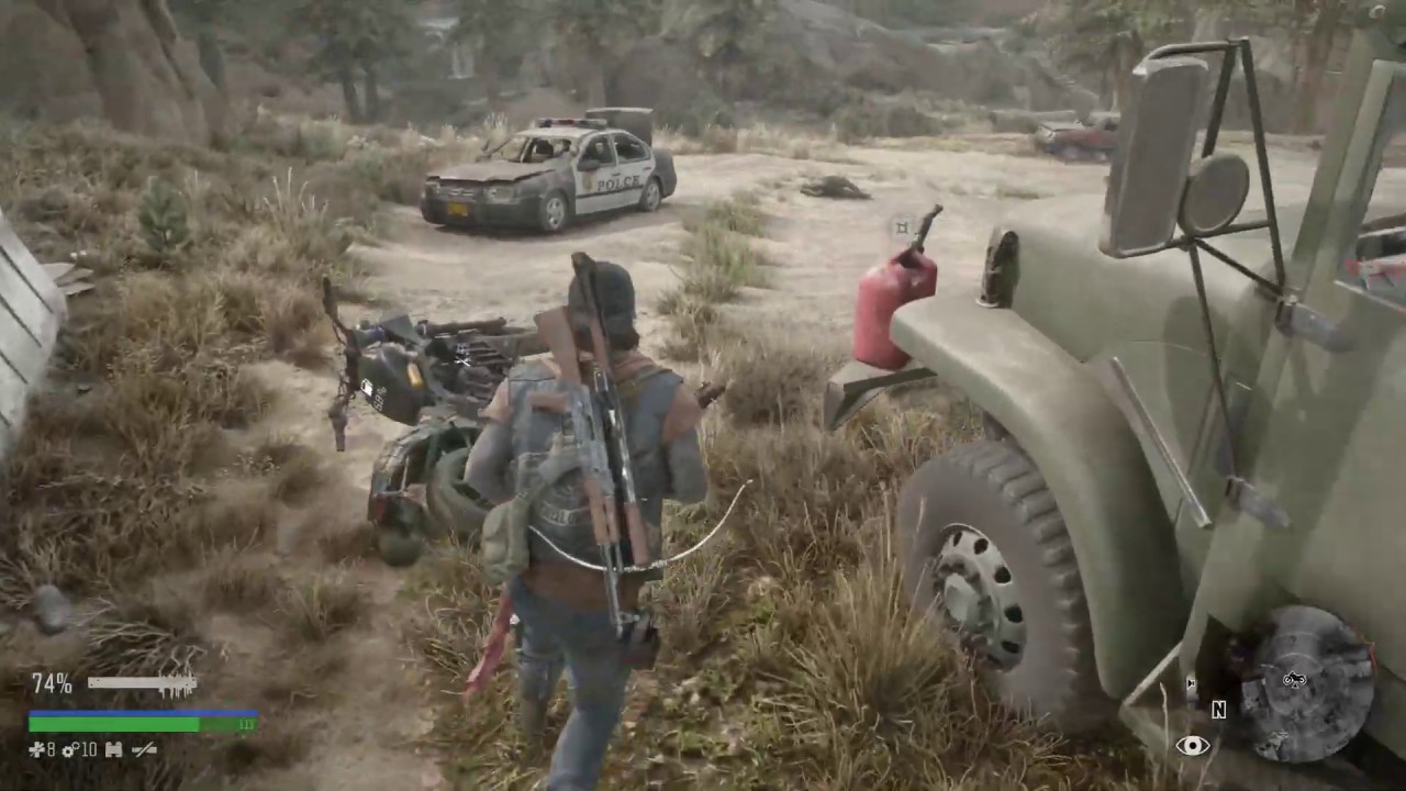 DAYS GONE (PS4) - Deer hunting with a baseball bat! - YouTube