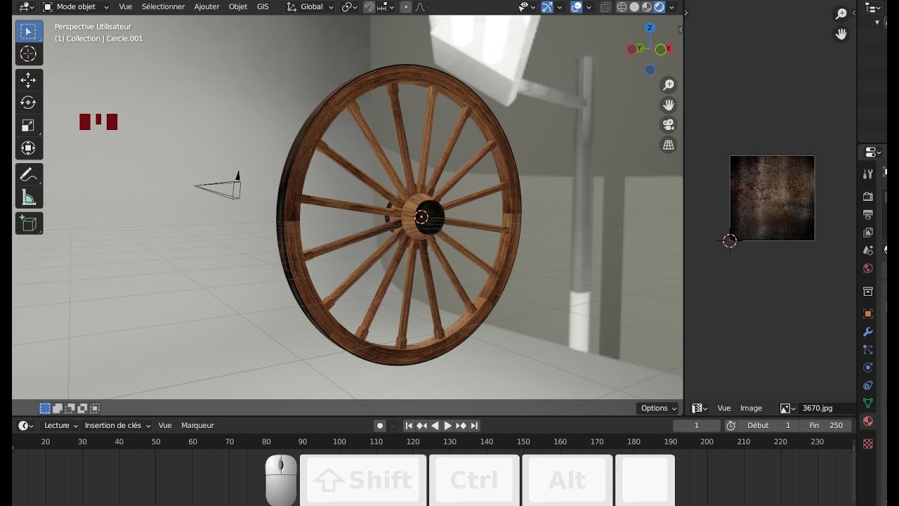 La roue de charrette ( très pédagogique pour les débutants ) - YouTube