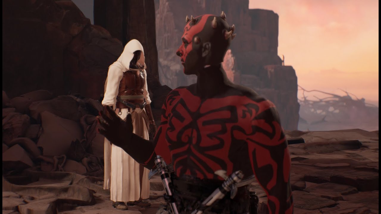 Jedi Master Revan Vs Darth Maul - YouTube