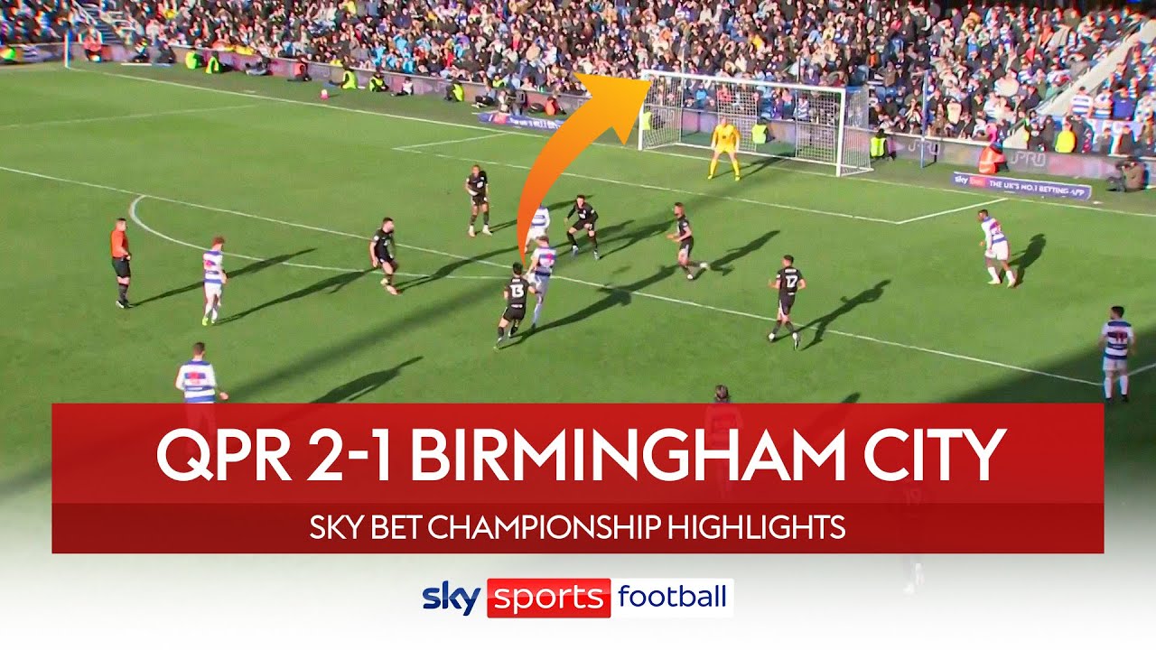 Jimmy Dunne scores INJURY-TIME WORLDIE to win it! | QPR 2-1 Birmingham City | EFL Highlights ...