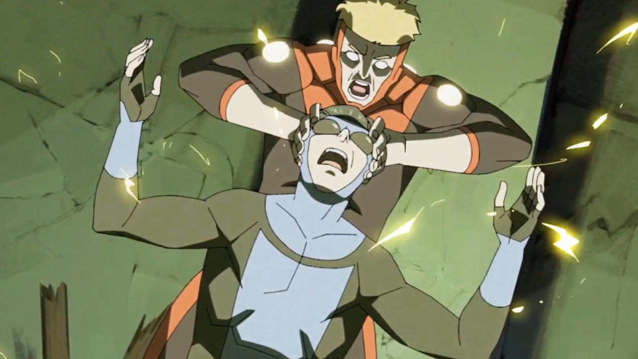 Invincible Season 3 Mark VS Powerplex Villain Epic Fight Scene! - YouTube