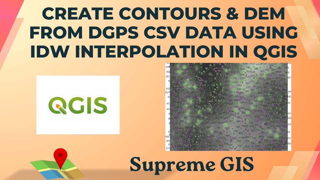 Create Contours & DEM from DGPS CSV Data Using IDW Interpolation in ...