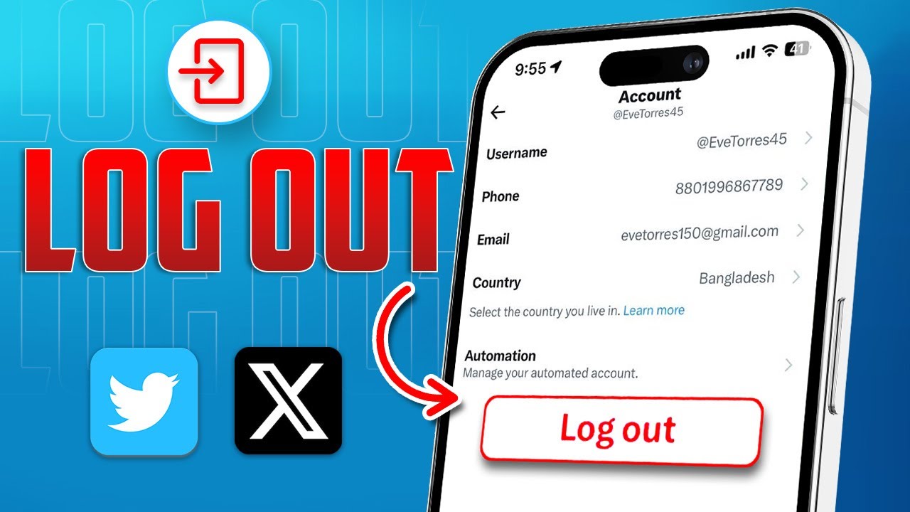 How to Logout Twitter on iPhone | Sign Out of Twitter Account - YouTube