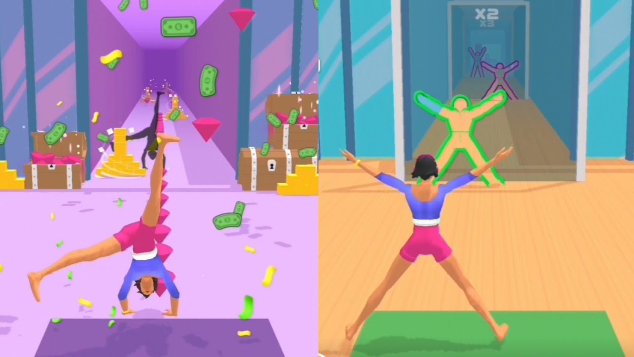 Flex Run 3D Gameplay Android iOS Games #5 #flexrun3d #yoga #gymnastics ...