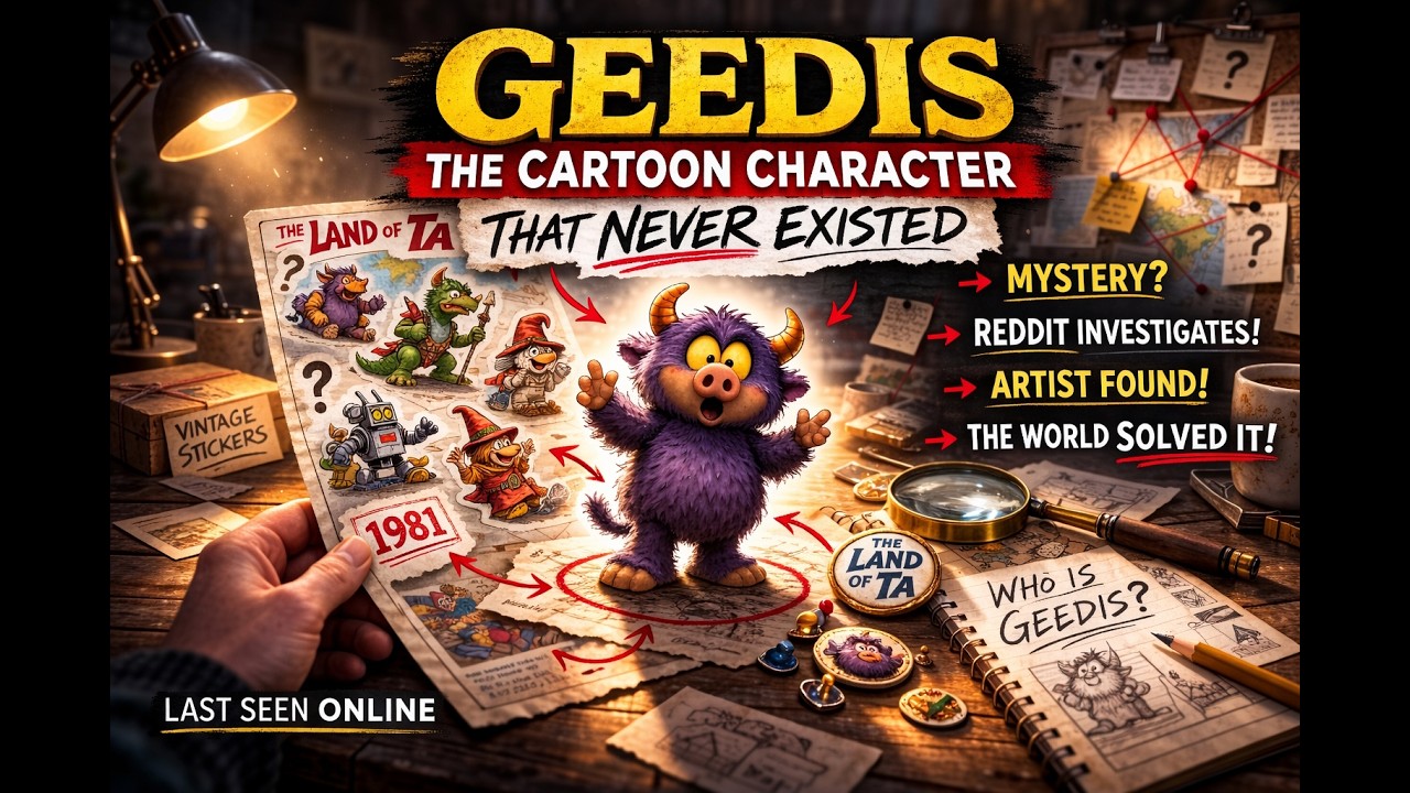 Geedis The Cartoon Character That Never Existed - YouTube