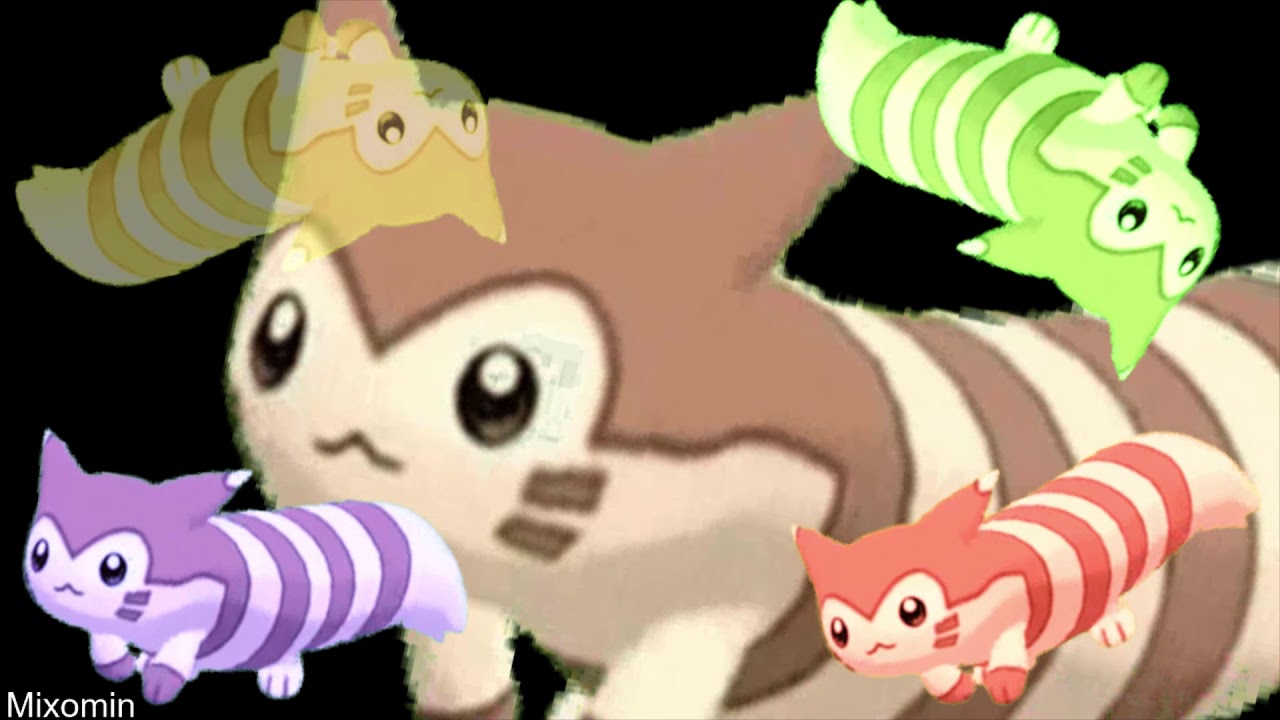 Furret walking but I Love You Verne Troyer plays in the background ...