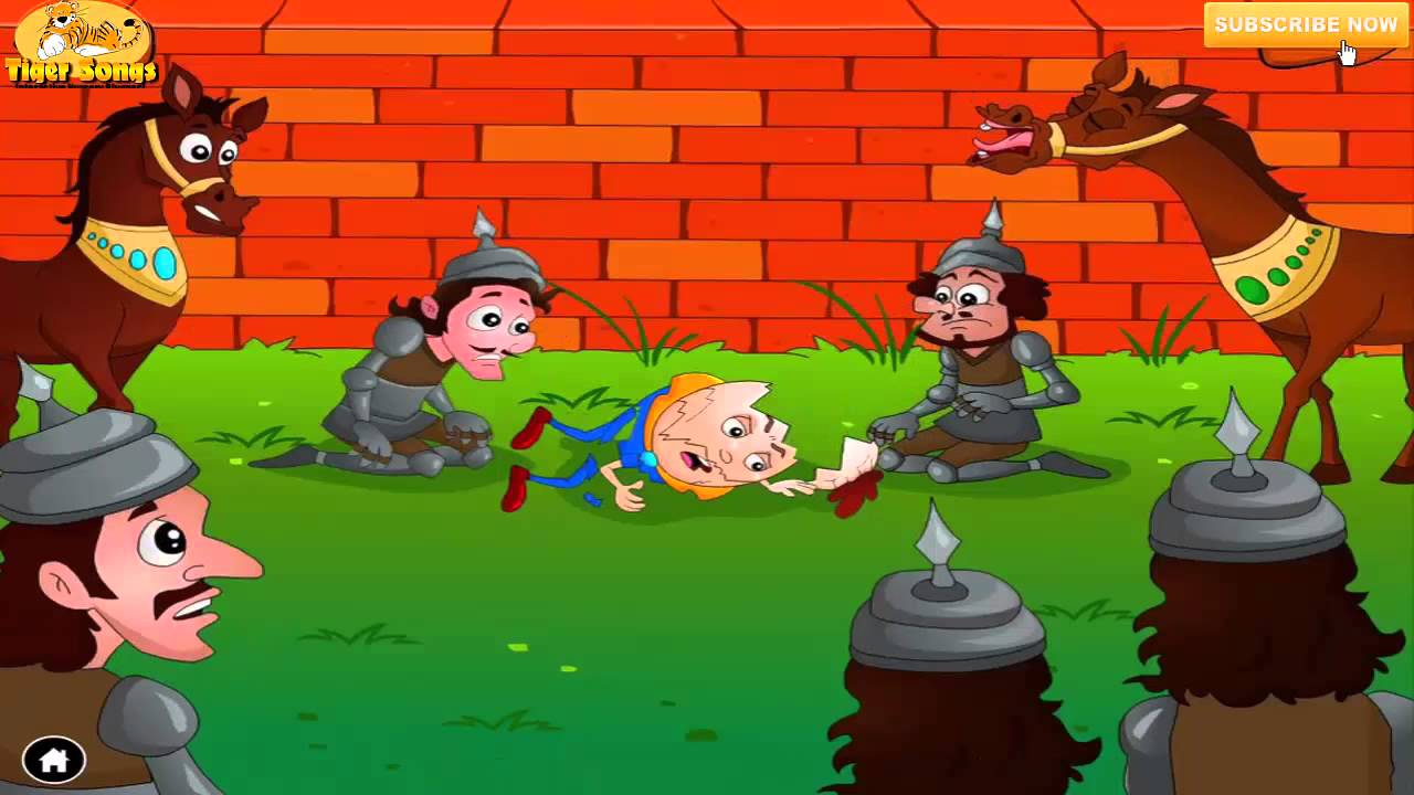 Humpty Dumpty Nursery Rhyme with Lyrics Interactive Children School ...