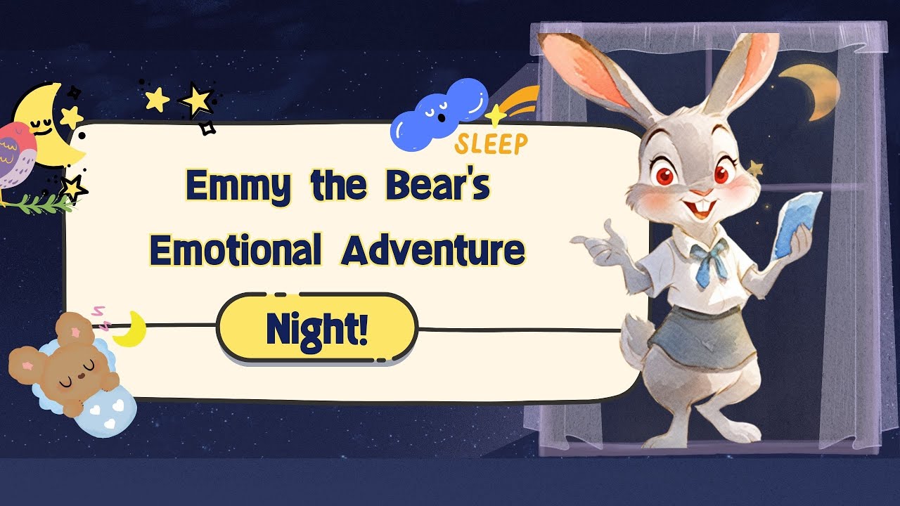 🌜Bedtime Stories & Read Books for Kids | Emmy the Bear's Emotional ...