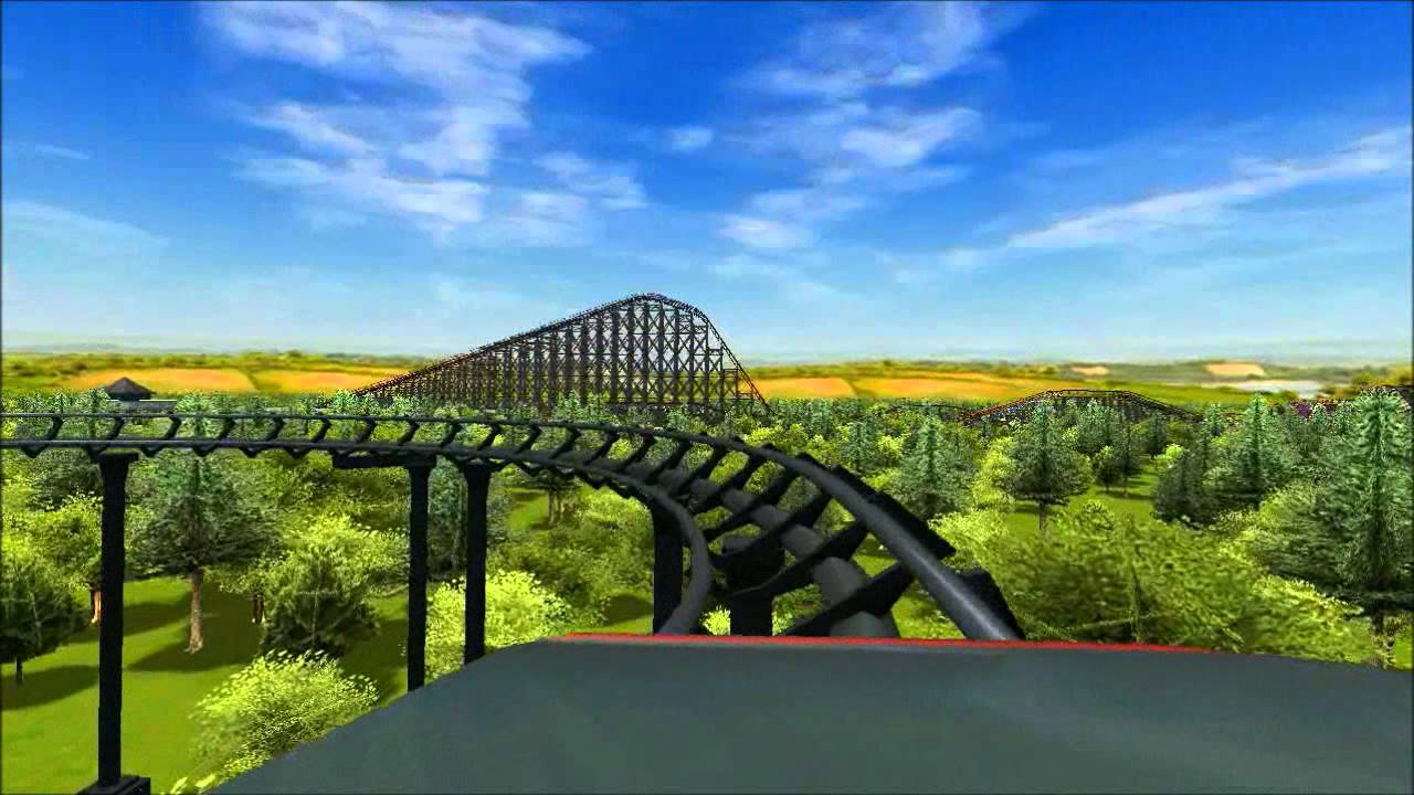 RCT3 Demon Six Flags Great America - YouTube
