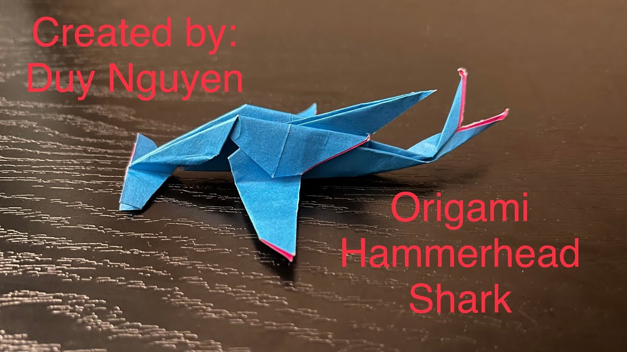 How to Make an Origami Hammerhead Shark(Duy Nguyen) - YouTube