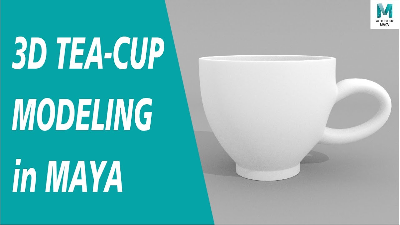Cup Modeling in Autodesk Maya | For Beginner | 3D Modeling Tutorial | CreativTimes - YouTube