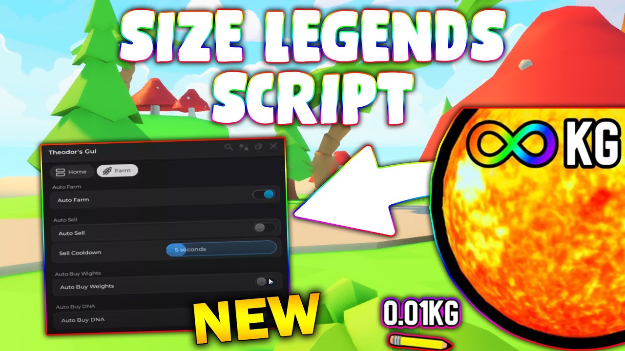 *NEW* Size Legends Simulator Script (PASTEBIN 2025) ( AUTOFARM, AUTO ...