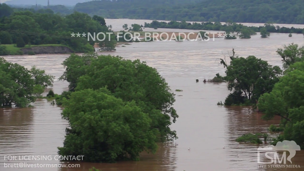 05-25-2019 Tulsa, OK - Keystone Dam ALL Flood Gates Open - YouTube