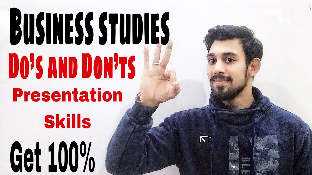 Do’s and Don’ts | business studies | presentation skills | - YouTube